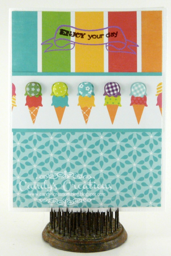 Craftwork Cards Candi: Ice Cream Card with Candi