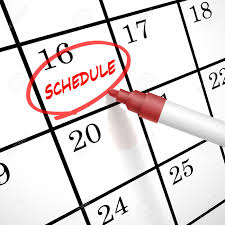 HOW TO FOLLOW A SCHEDULE