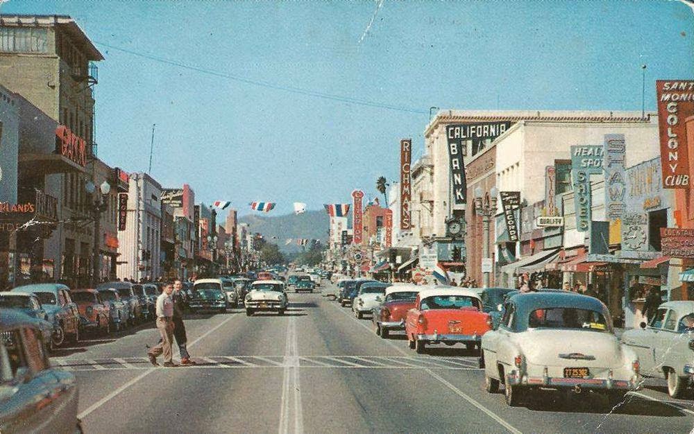 What Third Street Promenade used to look like