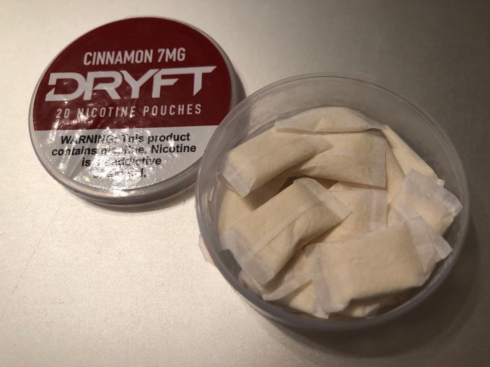 Dryft Nicotine Pouches - Review (Discontinued). 13 January 2018.