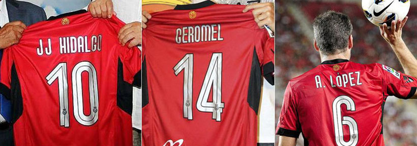 Football teams shirt and kits fan: La Liga series-RCD Mallorca 2012-13 Font