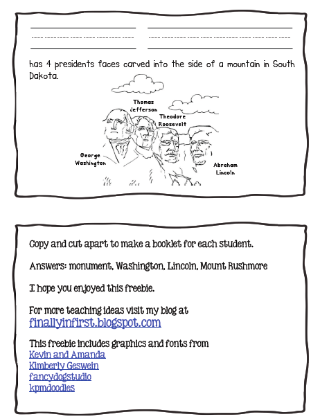 Finally in First: American Monuments FREEBIE and a Chevron Winner!