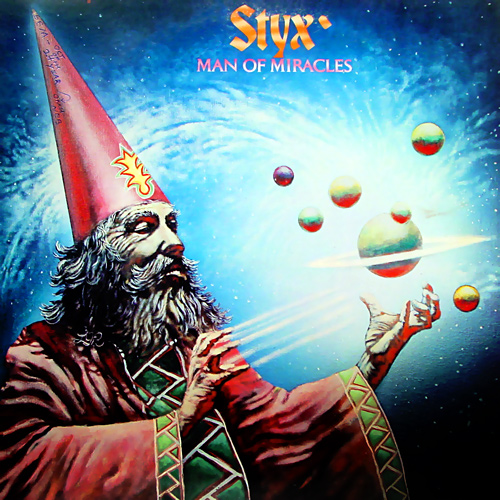 Styx - Man of Miracles | Album cover art, Rock album covers, Music ...