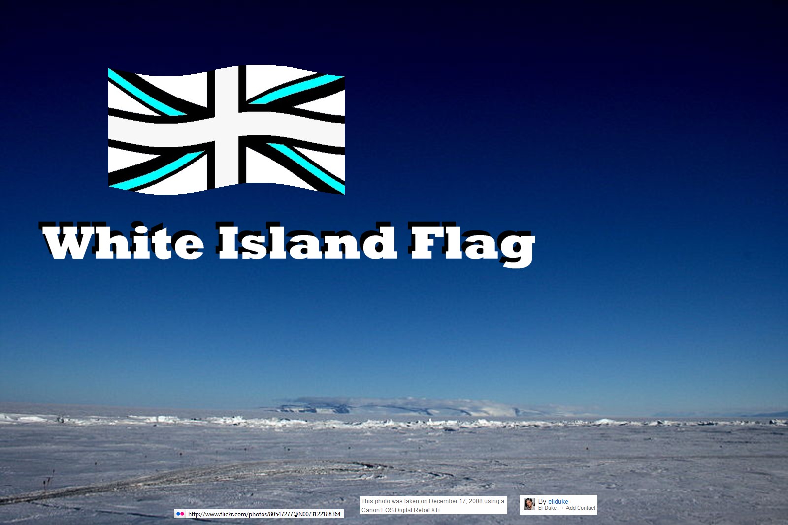 The Voice of Vexillology, Flags & Heraldry: White Island Flag, Antarctica