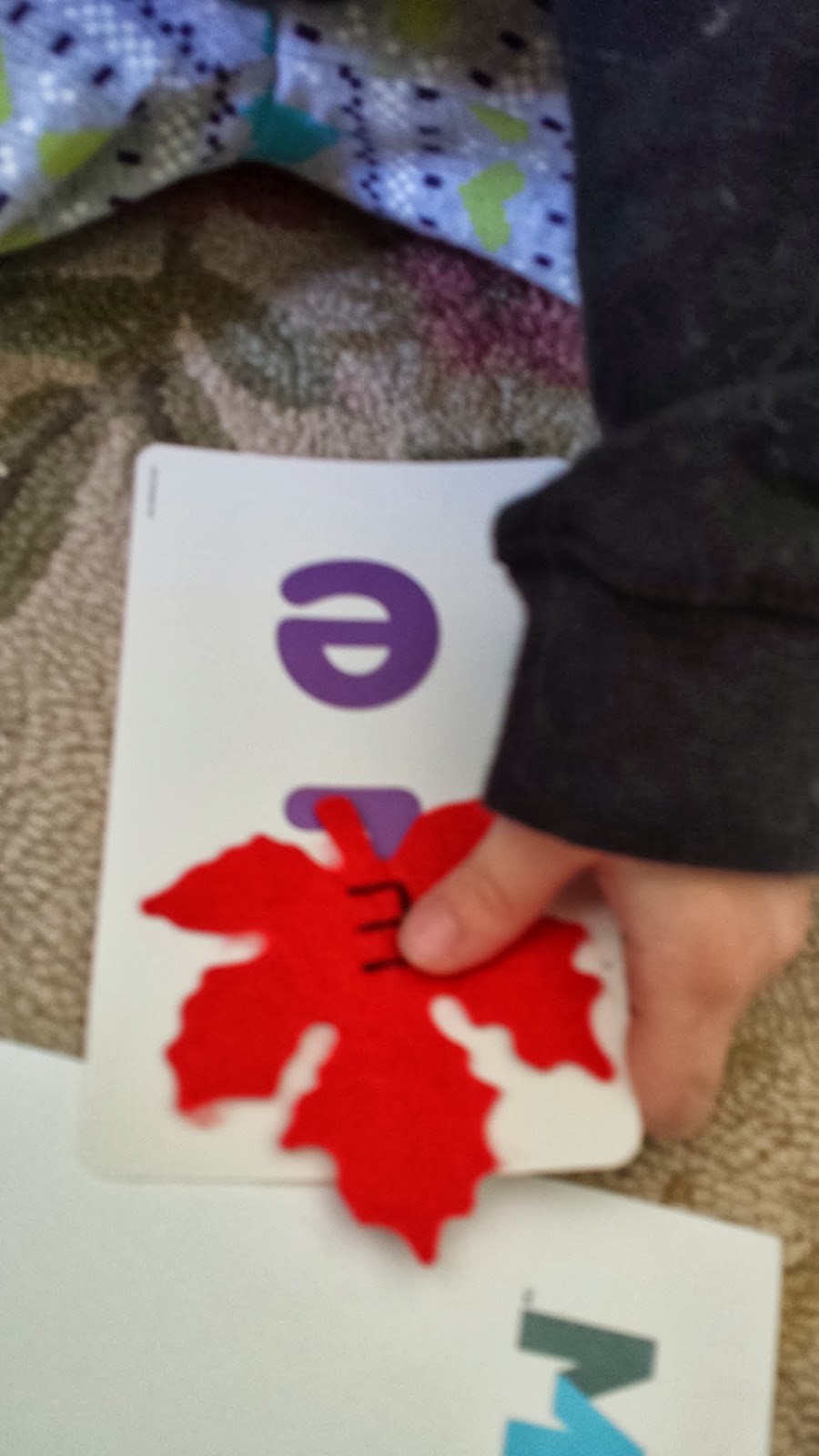 Munchkin and Bean: Autumn Alphabet Scavenger Hunt Sensory Bin