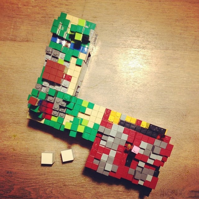 moments of perfect clarity: pixelated bricks - my first real building ...