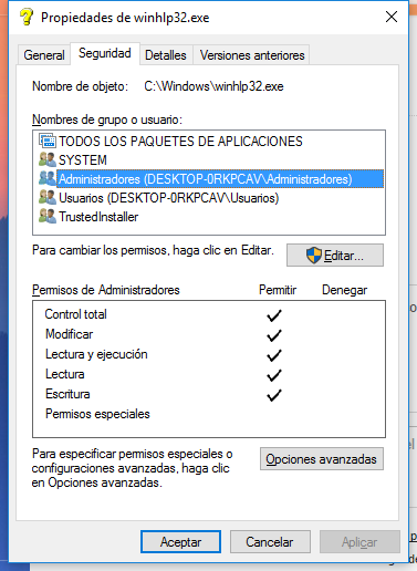 Oscar Armando Lozano Avellaneda: Homos 1.0 para Windows 10