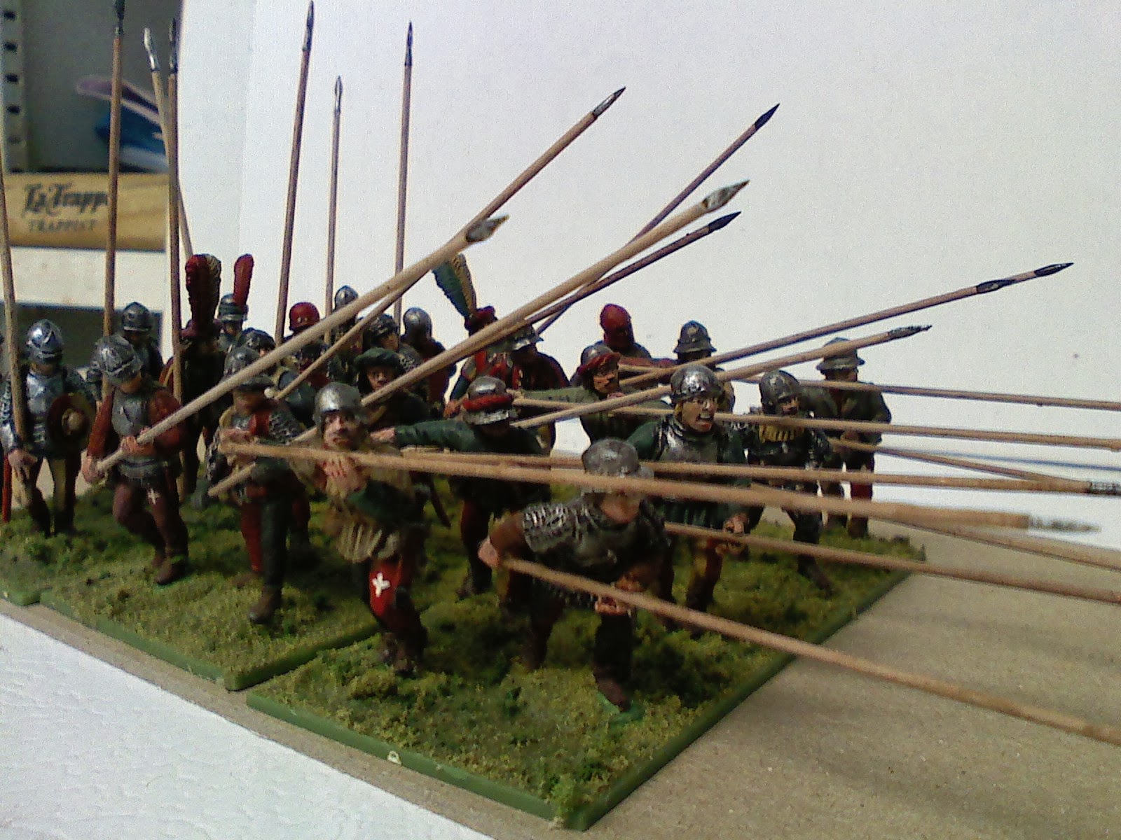 Residential Regiments: Finally some finished Swiss Pikemen!
