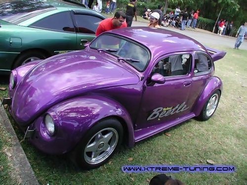 Fusca Real Brasil: Fusca Roxo.