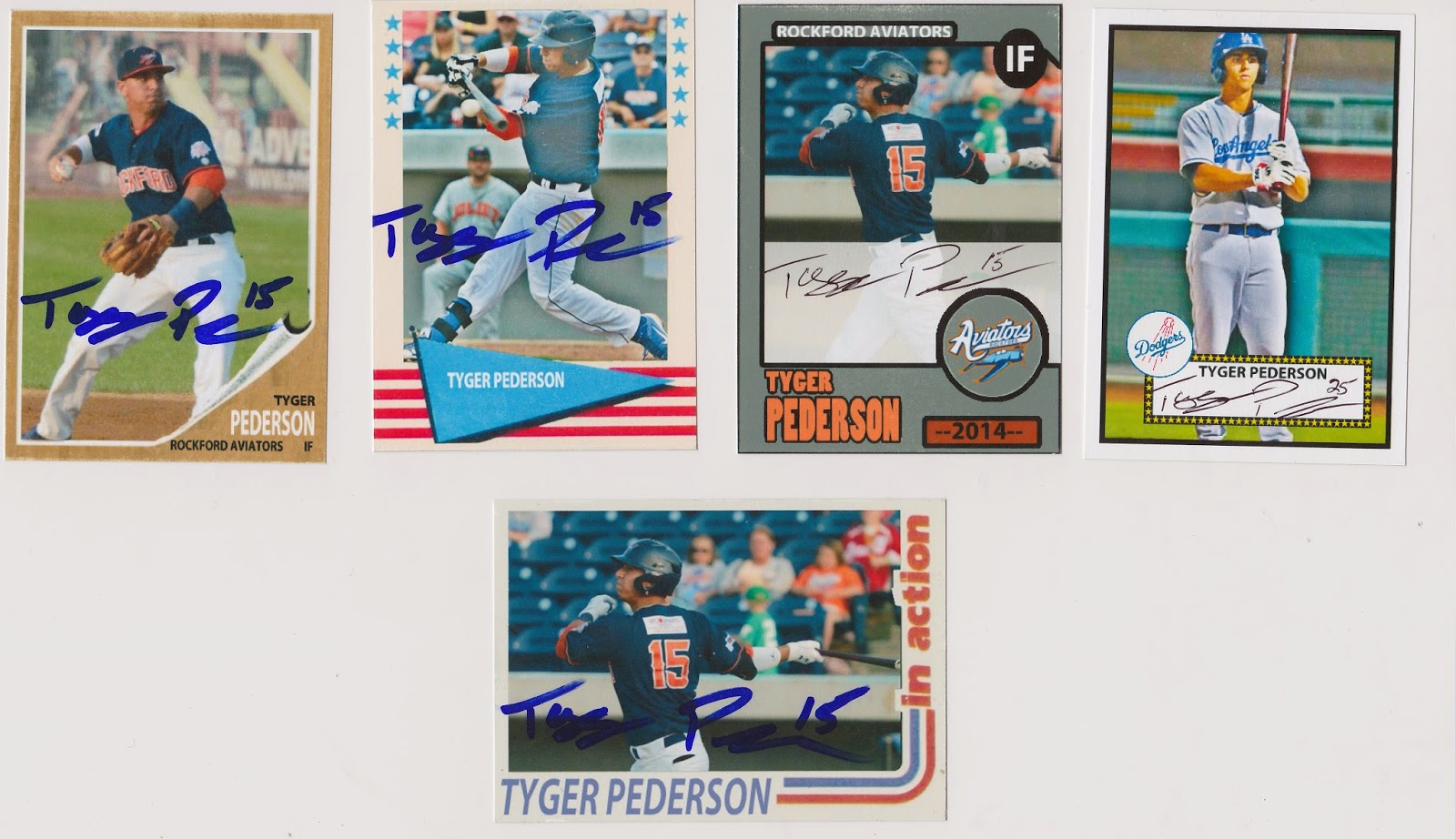 Jackson's Autographs: TTM Success Tyger Pederson