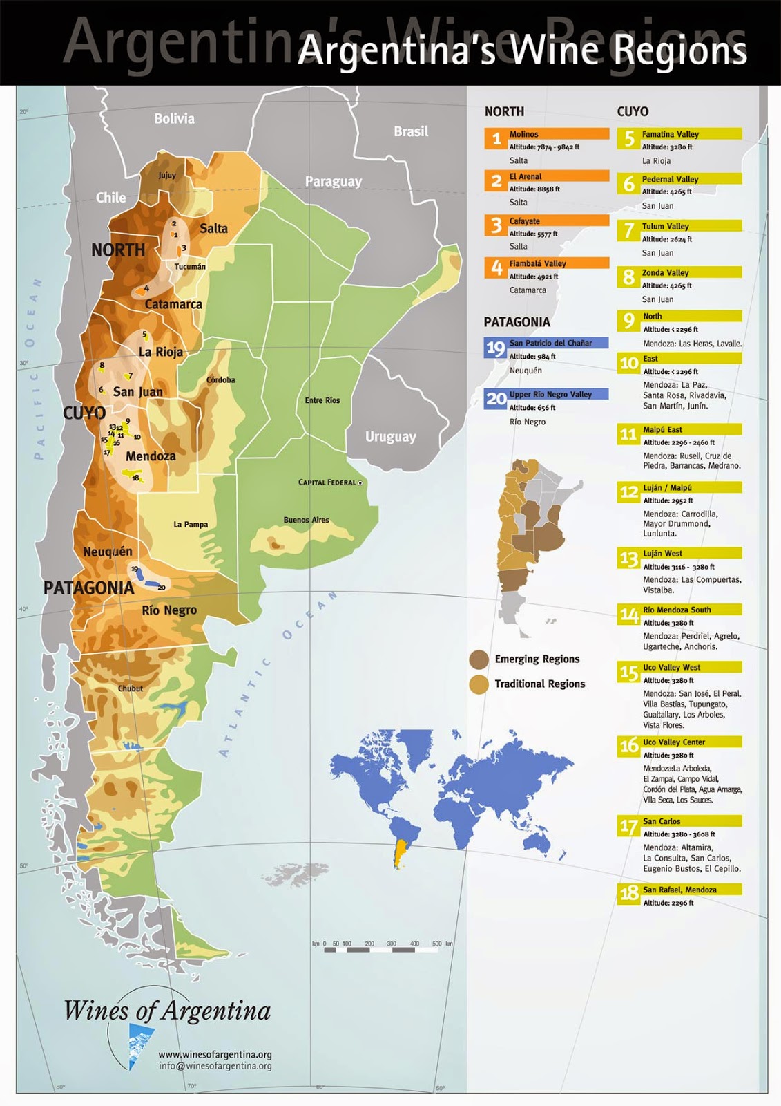 The World of Wine Review: Unit 3 – Day 4: South American Wines