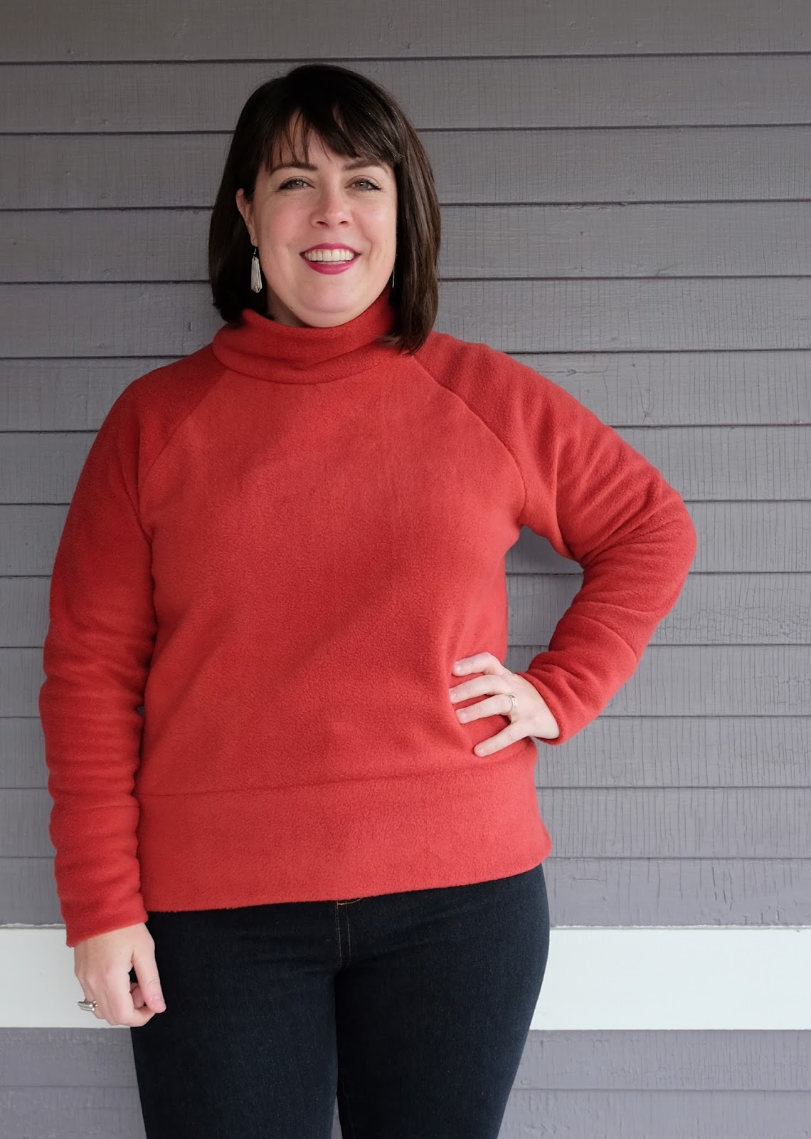 Cookin' & Craftin': Toaster Sweater Week: Rust Fleece #1