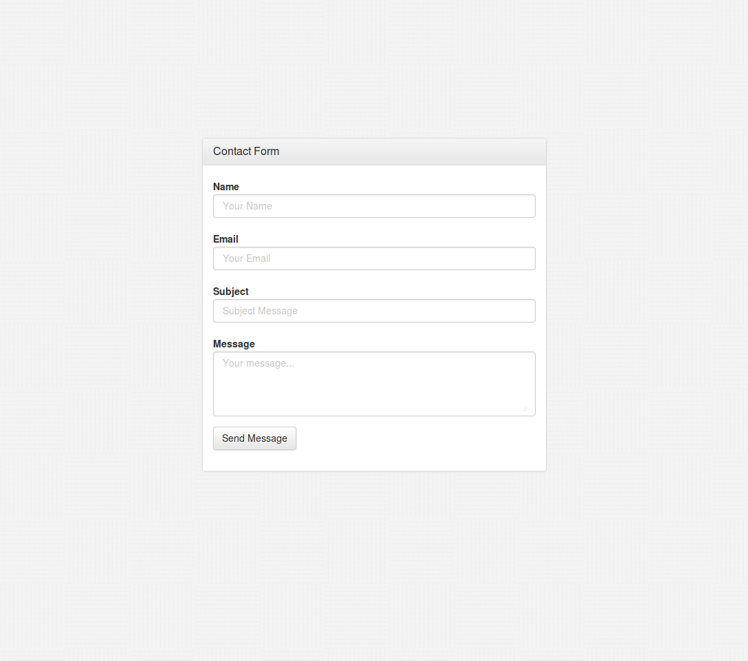 How To Create A Php Bootstrap 3 Contact Form Which Works With Blogger And Any Other Platform