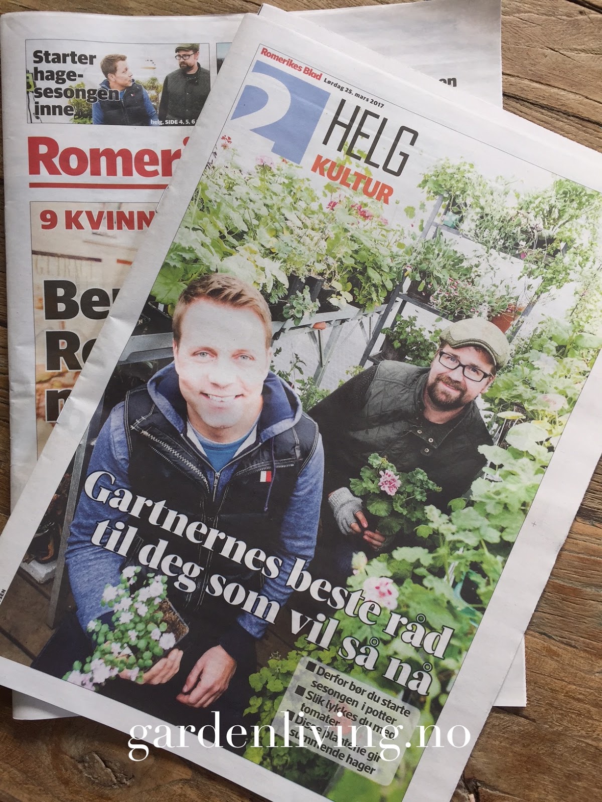 Garden Living: Hør oss på Østlandssendingen og les våre såtips i Romerikes Blad