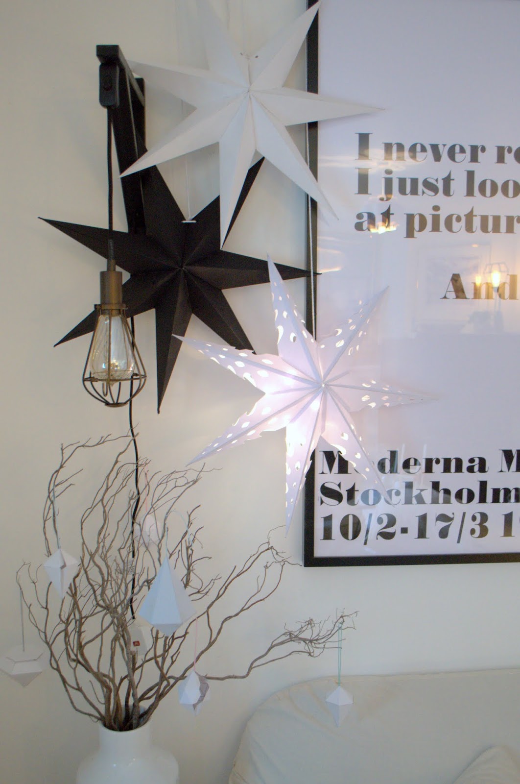 nostalgiecat: DIY paper stars...