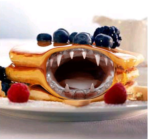 Alex's awesome Computer Art Blog: Pancake Monster