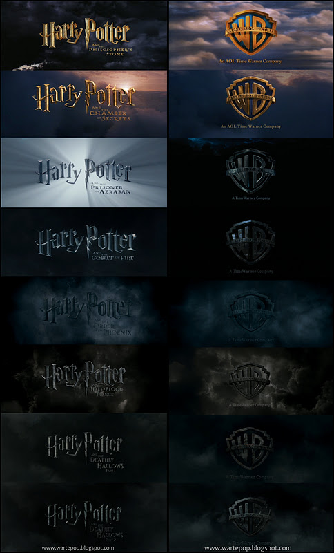 W Arte Pop A Evolução Dos Logos Warner Bros E Harry Potter