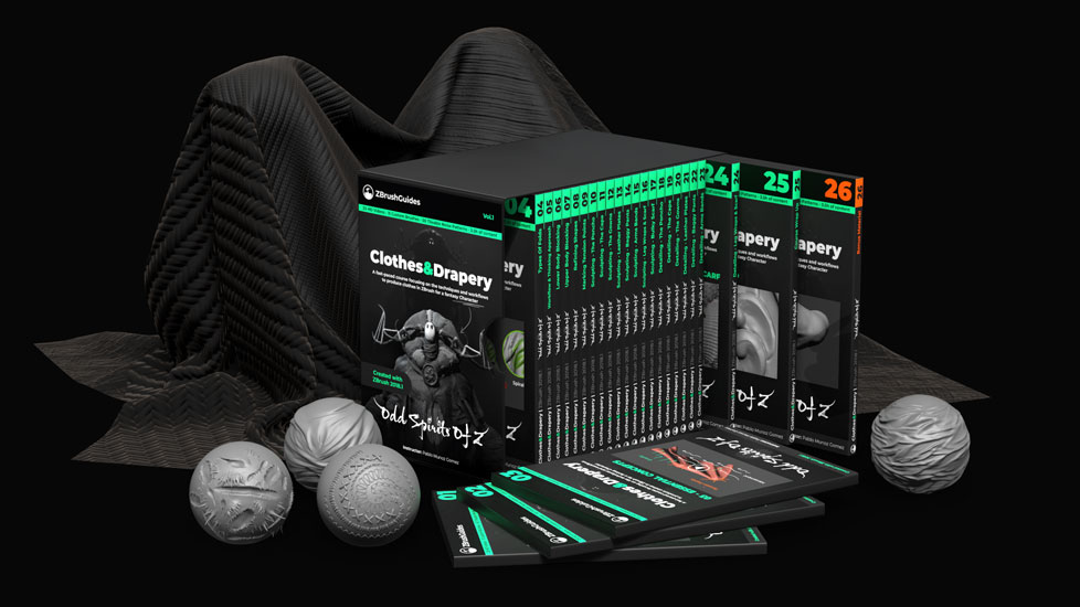 3D is my life: ZBrush Clothes and Drapery course