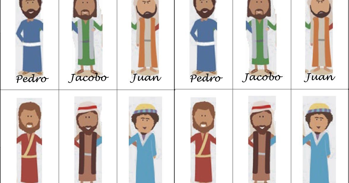 Dejad a los niños venir a Mi: LOS 12 DISCÍPULOS