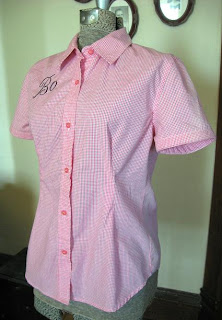 Willow Homestead: Gingham Blouse Make-Over