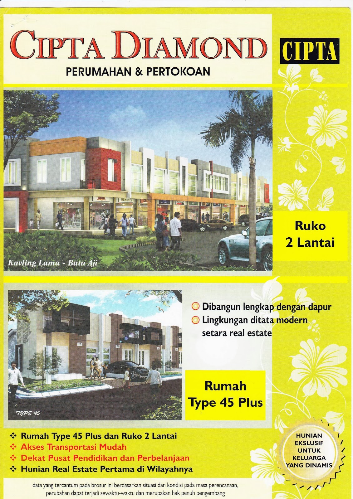 Perumahan & Ruko Cipta di Batu Aji "Cipta Diamond" Batam - PROPERTY ...