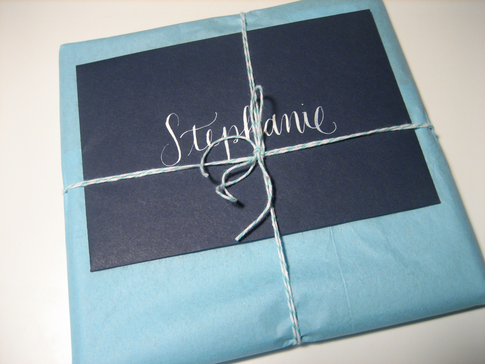 Navy Bean: Calligraphy