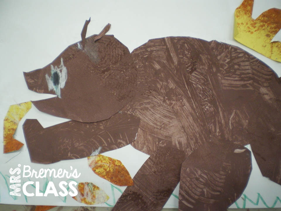 Brown Bear Art in Eric Carle Style | Mrs. Bremer's Class