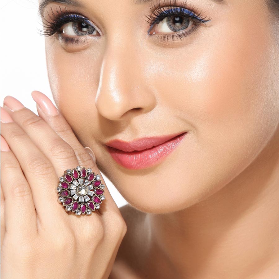 “Simplicity is the keynote of all true elegance.” : Big Rings For Women