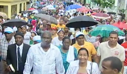 Noticias de Rep. Dom. y el Mundo : Cientos de personas en Sánchez ...