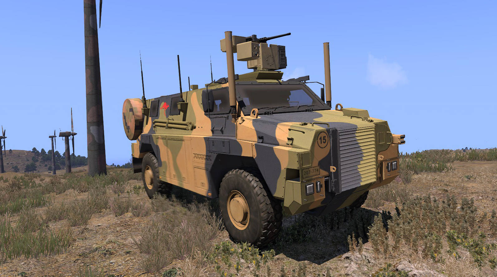 自衛隊も使う MRAP の Arma 3 用 Bushmaster PMV アドオン | 弱者の日記^^ - Arma 3 MODとアドオン紹介