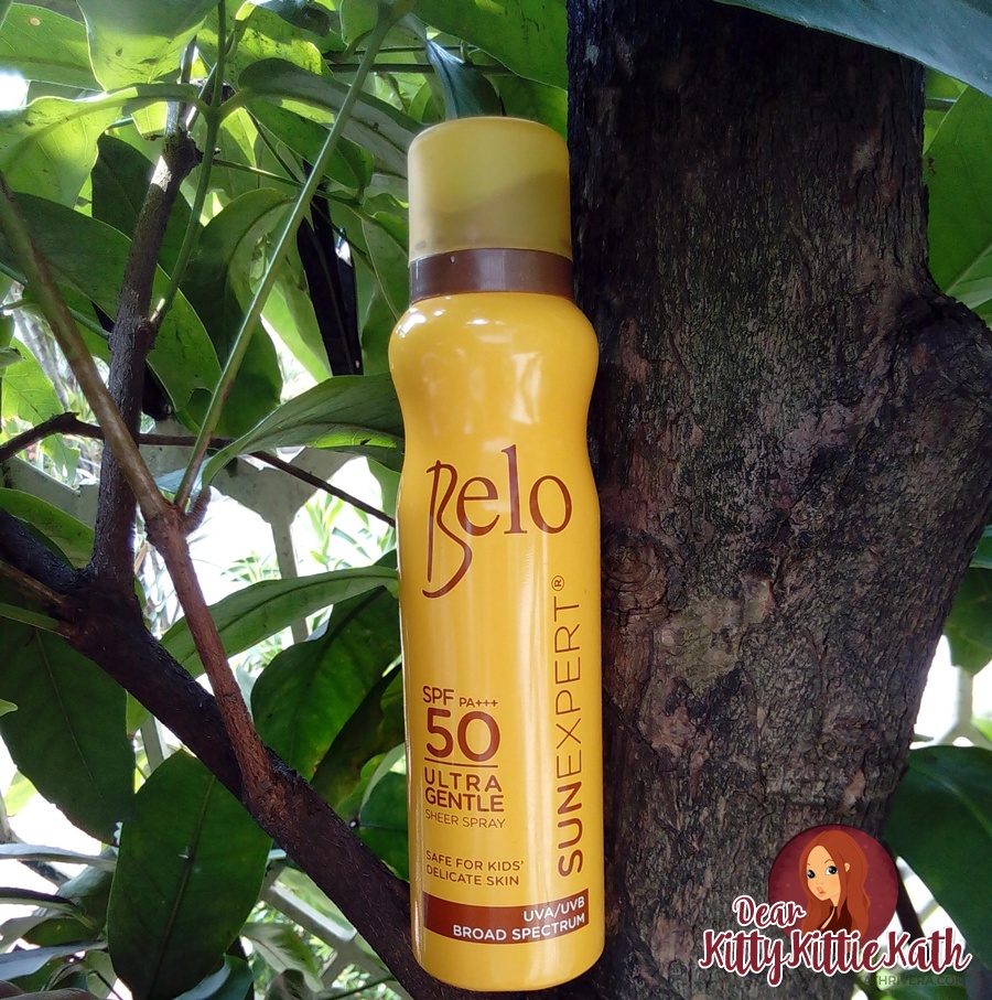 Product Review: Belo SunExpert Ultra Gentle Sheer Spray SPF50 | Dear ...