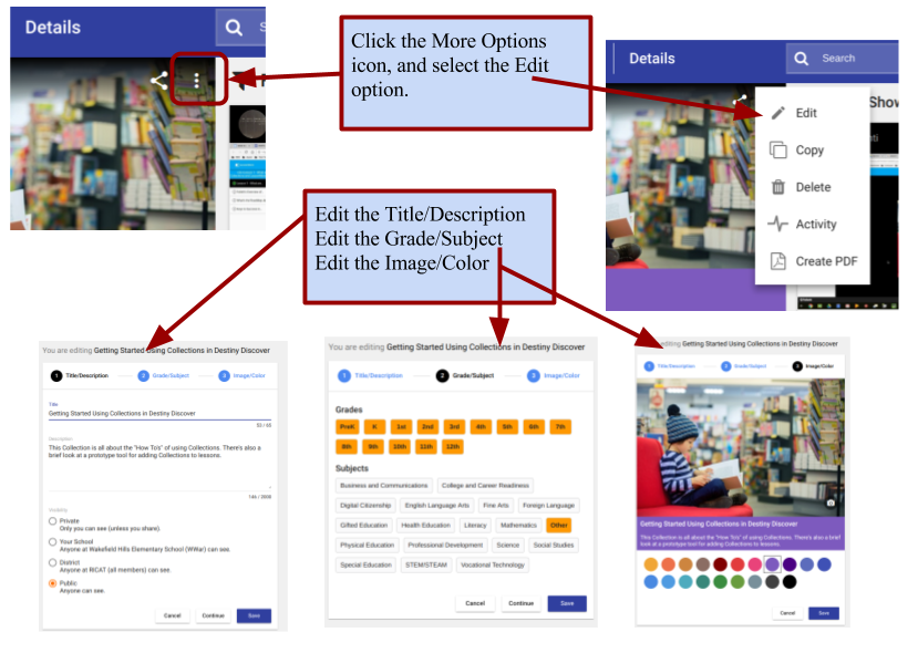 How to Edit Your Collection