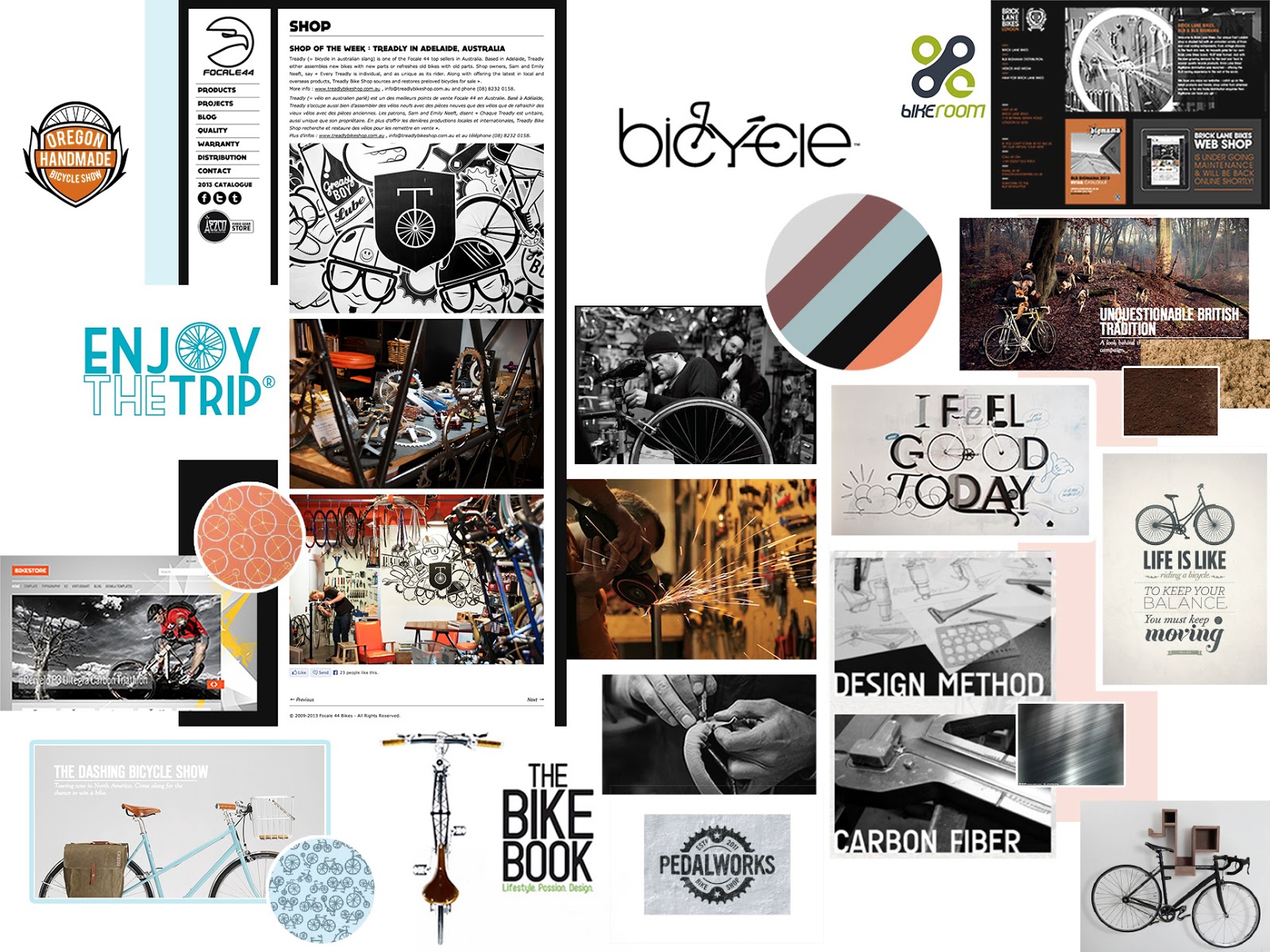 WEEK2 Mood Board ( Rubberdown Bikes )