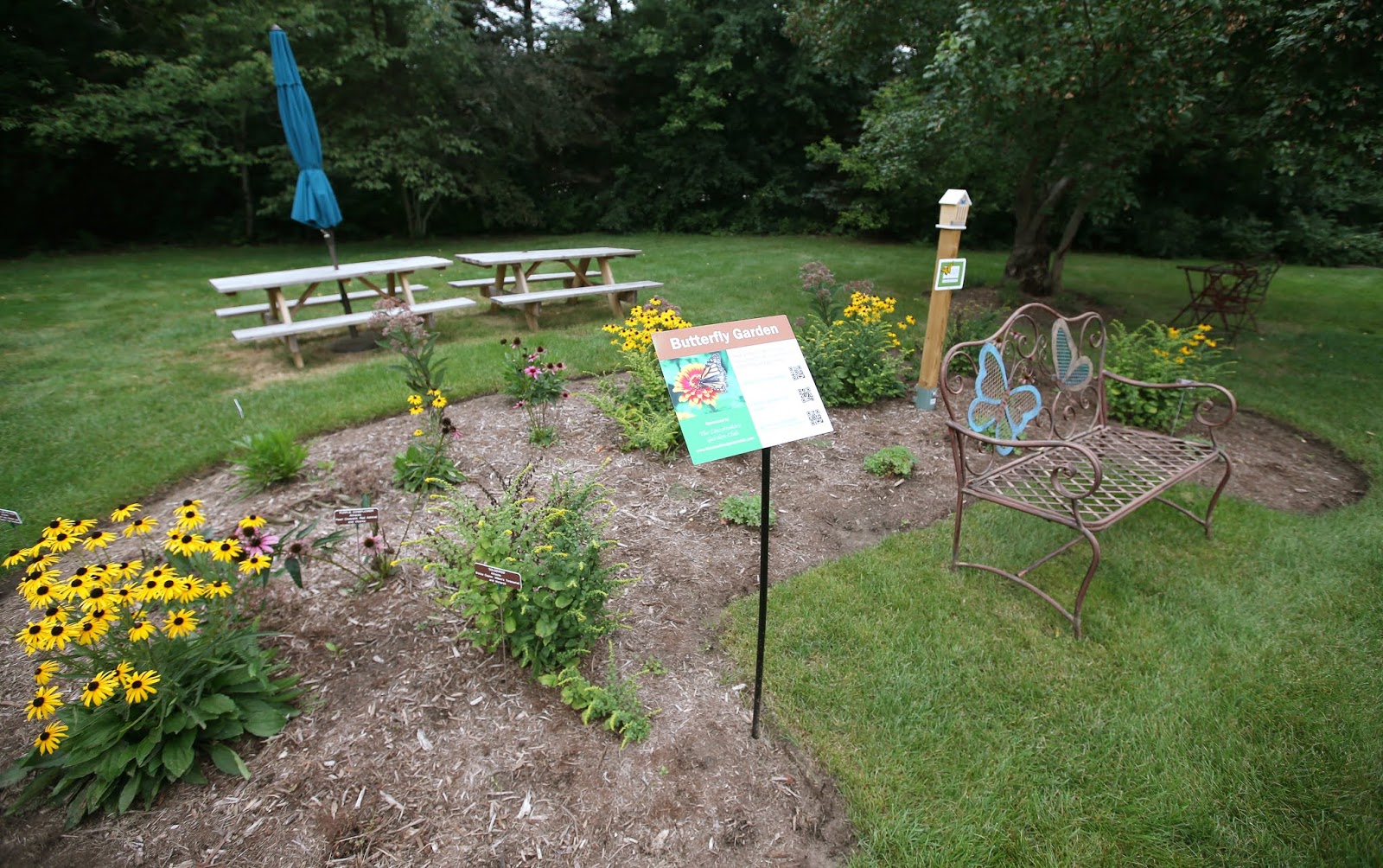 Mark Kodiak Ukena: Vernon Area Public Library Garden