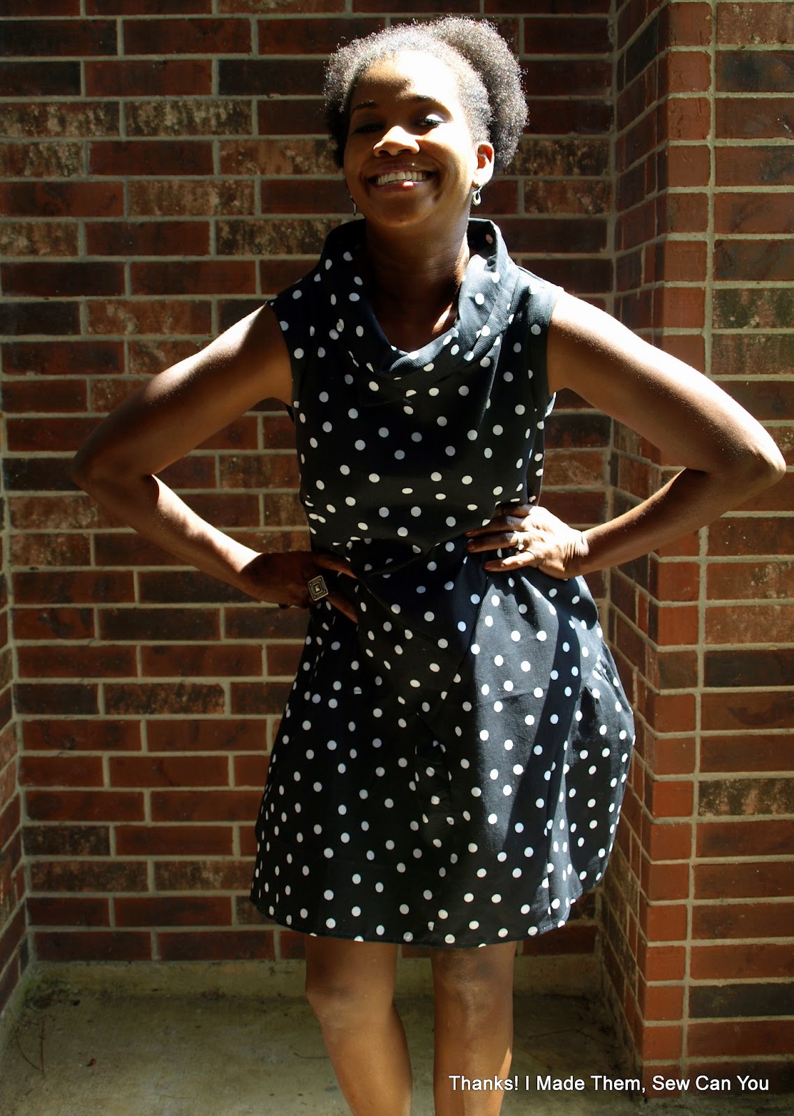 Thanks! I made them!: Polka Dot Promises with Vogue 9112- Again!