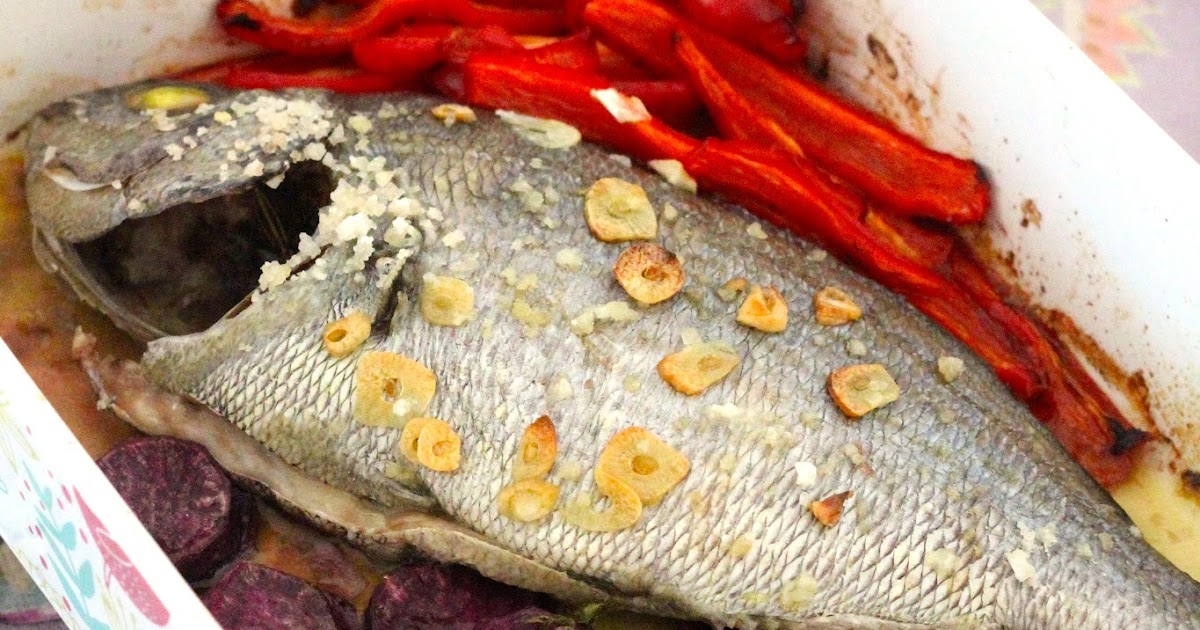 As Minhas Receitas: Choupa no Forno com Batata e Pimento