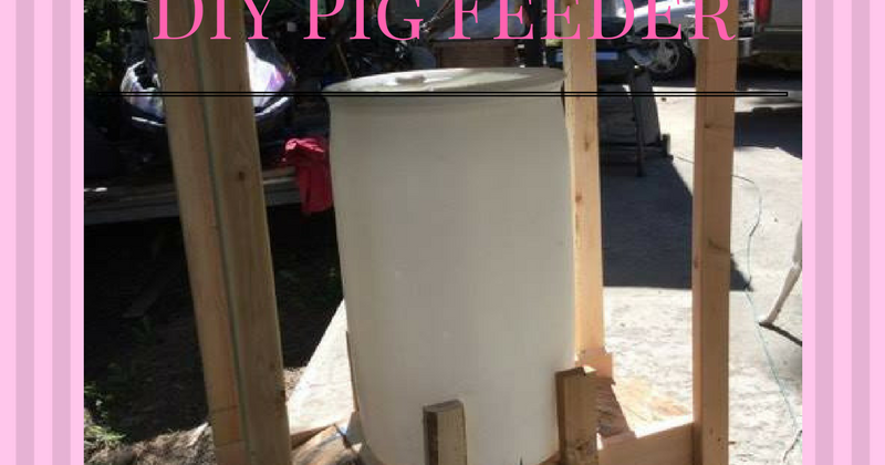 Prairie Scraps: DIY Pig Feeder