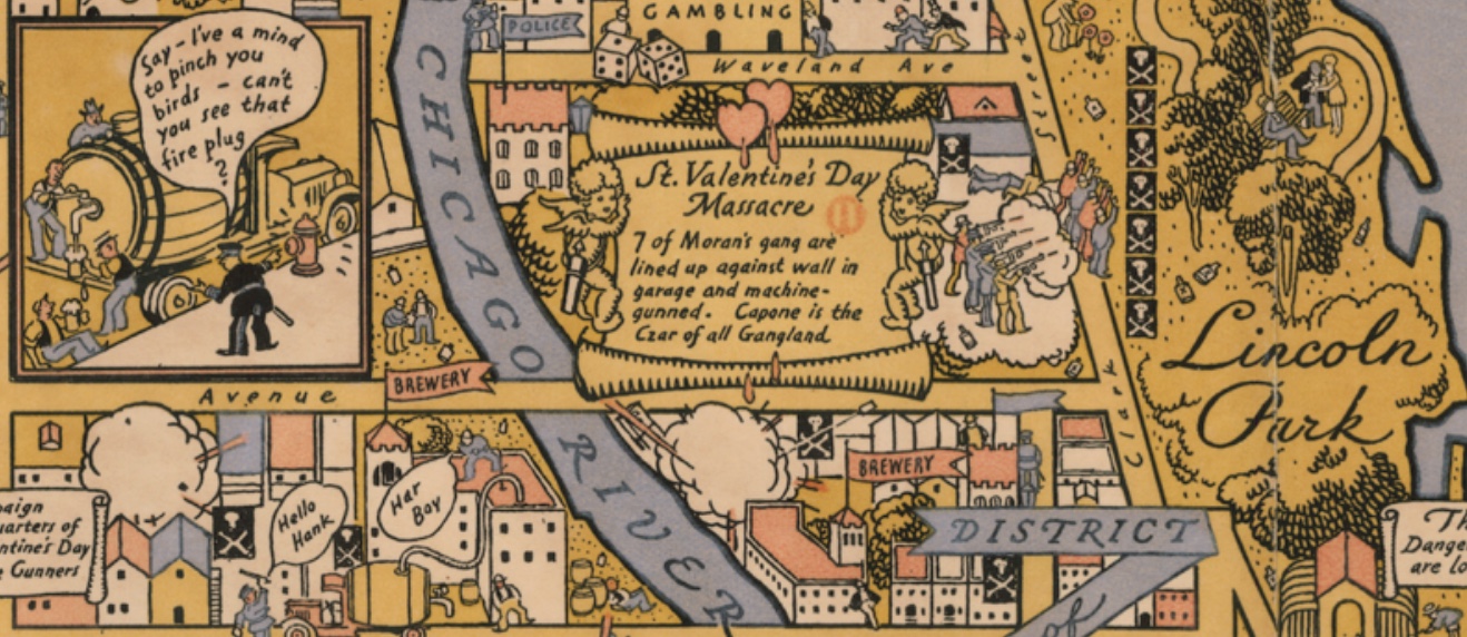 Nag on the Lake: 1931 Chicago Gangland Map
