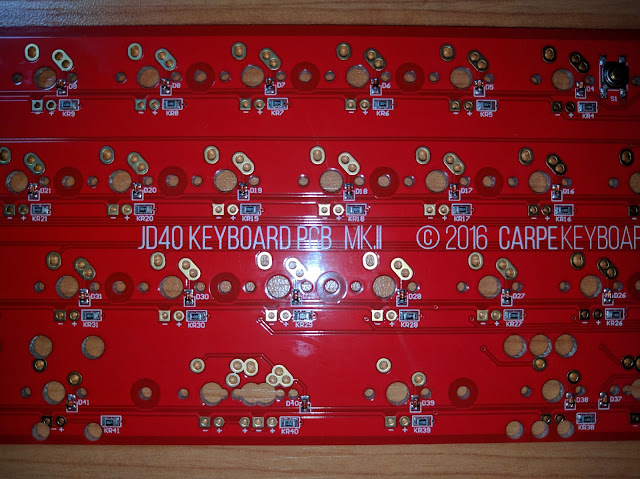 40% Keyboards: JD40 MK.II PCB