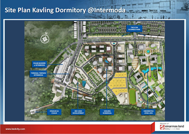 Kavling Dormitory @Intermoda BSD City, Kavling Kost Samping Universitas ...