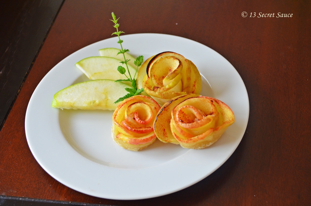13 Secret Sauce: Apple Rose Pie Bites