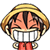 one piece luffy ~ emoticons , emoji