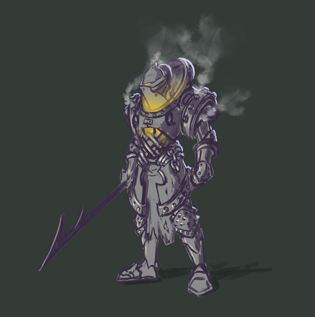 Beyond the End: Art Report #3 - Steam Knight Archetype