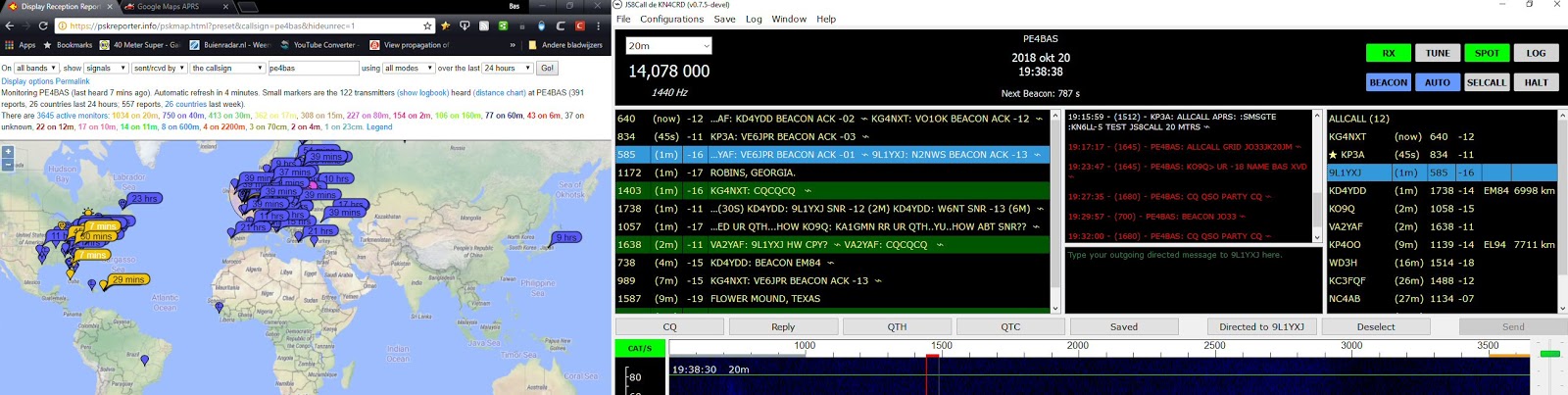 PE4BAS Amateur Radio Weblog: JS8Call QSO party review