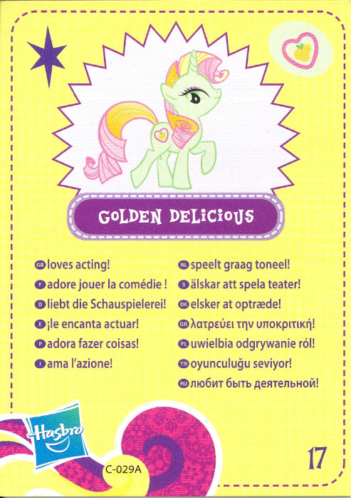 MLP Golden Delicious Blind Bag Cards | MLP Merch