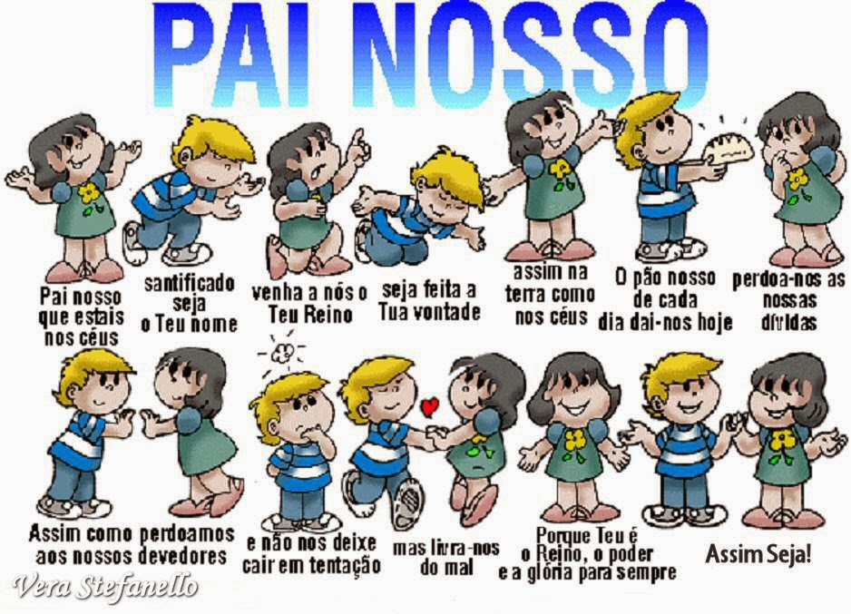 Oração Do Pai Nosso Infantil Para Imprimir - FDPLEARN