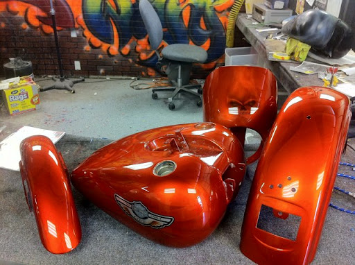 Online Motorcycle Paint Shop: Recent paint jobs by Time Warp