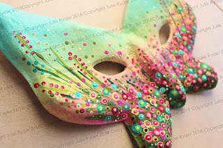 Made-By-Me....Julie Ryder: Paper Mache Butterfly Masks...