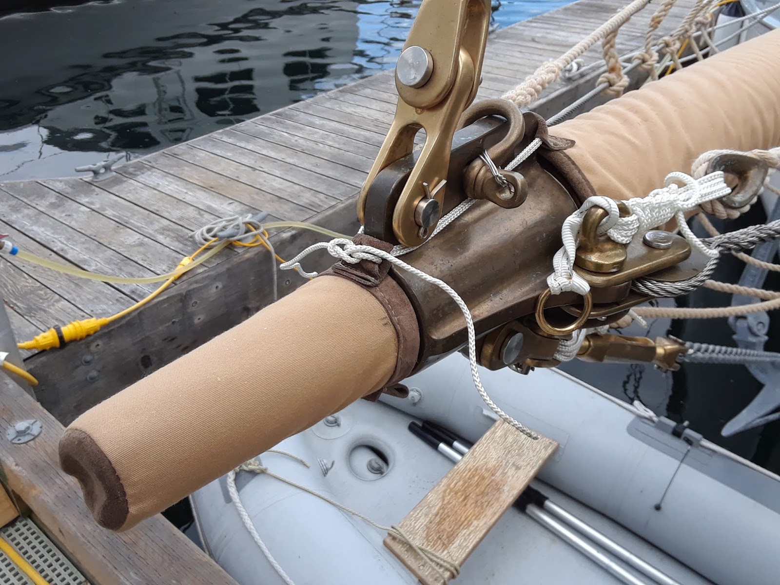 Building a 34 ft Lyle Hess Falmouth Cutter: Bowsprit Net