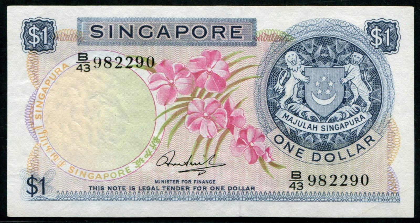 Collections: Singapore Orchid Currency Collection